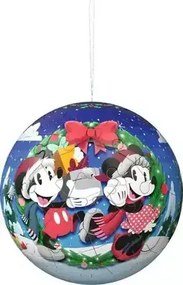 RAVENSBURGER Puzzle ozdoby Disney Vánoce / Sada 4x54 dílků / od 6 let