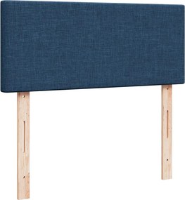 Box spring postel s matrací modrá 120x200 cm textil 3285854