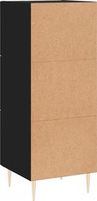 vidaXL Příborník 34,5 x 34 x 90 cm kompozitní dřevo [828589] Barva: kouřový dub
