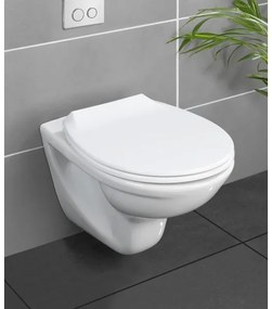 WENKO 21901100-WC sedátko KOS 44x37 cm bílá/stříbrná