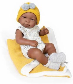 Antonio Juan Mulato 50287 - realistická panenka miminko s celovinylovým tělem - 42 cm