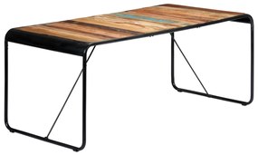 Jídelní stůl 180 x 90 x 76 cm masivní recyklované dřevo