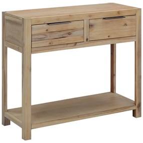 Konzolový stolek 82 x 33 x 73 cm masivní akáciové dřevo - Default Title