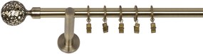 Dekodum Jednořadá moderní garnýž Azur 19 mm starožitné zlato 120 cm