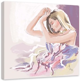 Gario Obraz na plátně Model Móda Blondýnka - Irina Sadykova Rozměry: 30 x 30 cm