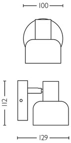 Philips - Bodové svítidlo SLEET 1xE14/25W/230V
