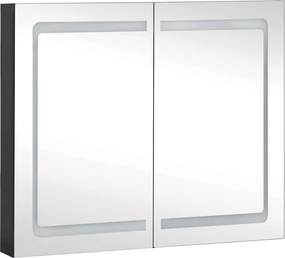 LED koupelnová skříňka se zrcadlem 80 x 12,2 x 68 cm 325545