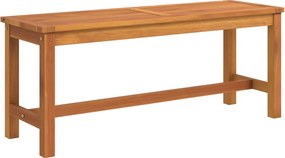 Zahradní lavice 110 x 35 x 45 cm masivní akáciové dřevo 319419