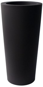 Plust - Designový květináč ILIE, Ø 47 x 98 cm - černý