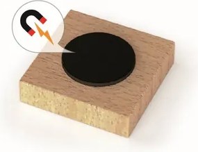 VIGA Dřevěná magnetická písmenka / 40 ks / od 3 let