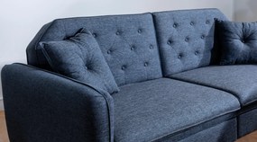 Atelier del Sofa Sedací souprava Terra-TKM06-1048, Tmavá Modrá