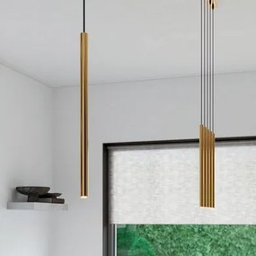 Závěsná lampa SOLLUX PASTELO 5L zlatá G9 5x8W bez žárovky SL.1173