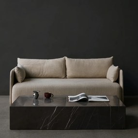 Audo CPH Hnědo šedý mramorový konferenční stolek AUDO PLINTH 137 x 76 cm