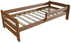 Vomaks Dětská postel se zábranou VMK009D KIDS Rozměr: 90 x 200 cm, Barva: bezbarvý lak