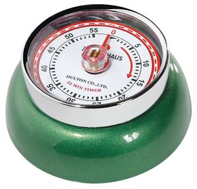 Zassenhaus SPEED Retro magnetická kuchyňská minutka metalická zelená