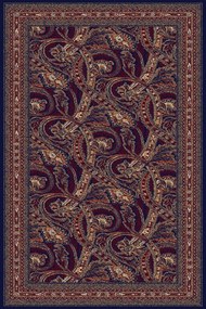 Kusový koberec Leaflike navy blue 133 x 190 cm