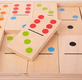 Bigjigs Toys Velké dřevěné domino / od 3 let