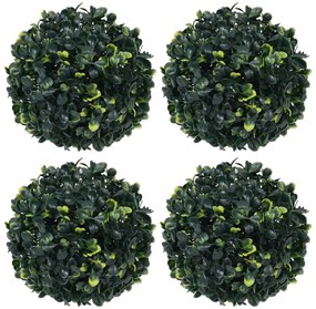 Umělé buxus koule 4 ks 12 cm 315467