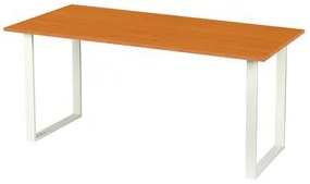 Kancelářský stůl Square, 140 x 80 x 75 cm, rovné provedení, třešeň