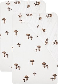 Livarno® Sada žerzejových napínacích prostěradel, 90-100 x 200 cm, 2dílná, houby