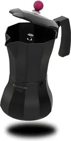 Taurus Black Moments KCP9006l černá / Konvička moka / 6 šálků / hliník