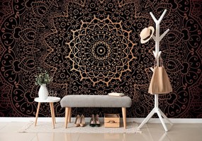 Tapeta vintage Mandala v indickém stylu - 375x250 cm