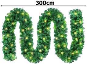 Verk 26095 Vánoční girlanda s LED osvětlením, 50 LED, 3 m