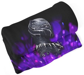 Sablio Deka BLACK PANTHER Fialová luminescence - 150x120 cm