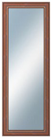 DANTIK - Zarámované zrcadlo - rozměr s rámem cca 50x140 cm z lišty ANGLIE hnědá (561)