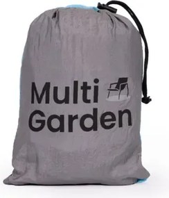 Multi Garden Houpací síť Hamak tyrkysovo-šedá / Houpací síť / 290 × 14