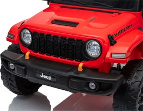 LEAN CARS Akumulátorové vozidlo Jeep Rubicon DK-JWR558 24 V, červené