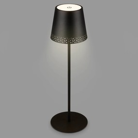 LED stolní lampa Kiki s baterií 3 000K, černá