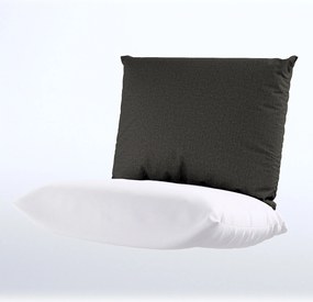 Potah na opěradlo Havsten 57x80cm barva hnědá látka venkovní, pletený vzor