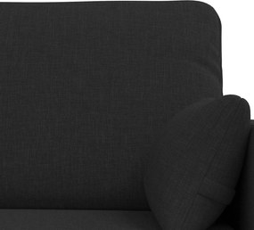 Set pohovek 2 ks Černá textil 3407583