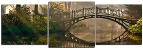Obraz na plátně - Starý most - panoráma 5139D (120x40 cm)