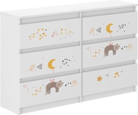 Wooden Toys Dětská komoda R-120 KOTEK