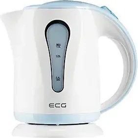 ECG RK 1022 modrá / rychlovarná konvice / 1100W / 1 L / plast