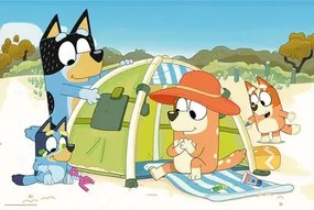 Trefl - Puzzle - Bluey a její skvělý den MAXI / 24 dílků / 60 x 40 cm