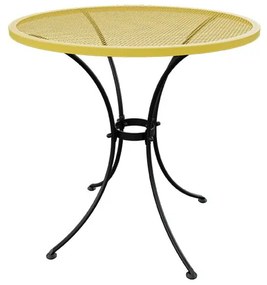 Unikov Zahradní stůl Tako 70 kulatý Barva nátěru: Černá - RAL 9005 - Žlutá - RAL 1023