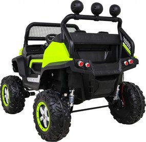 Ramiz Mercedes Benz Unimog elektrické autíčko pro děti zelené + pohon 4x4