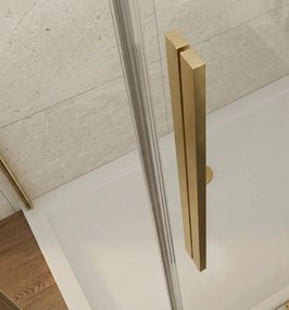 Gelco Luxor Gold Matt sprchový kout obdélníkový 120 x 90 x 200 cm L/P varianta posuvné zlatá čiré sklo GU1212GGU5690G
