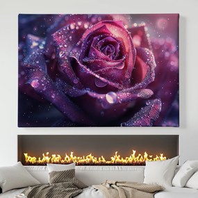 Obraz na plátně - Růže, růžový dotek FeelHappy.cz Velikost obrazu: 180 x 120 cm