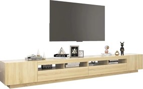 TV skříňka s LED osvětlením dub sonoma 300 x 35 x 40 cm 3081927