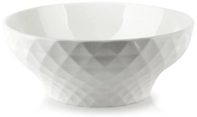 Porcelánová miska DIAMENT 17,5 x 12,5 cm bílá