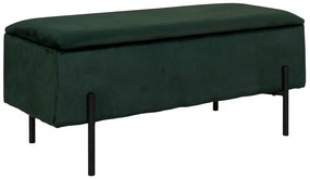Designová lavice Maija 95 cm zelený samet