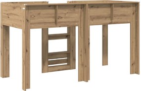 Patrová postel pro děti Artisanový dub 75 x 190 cm 3410474