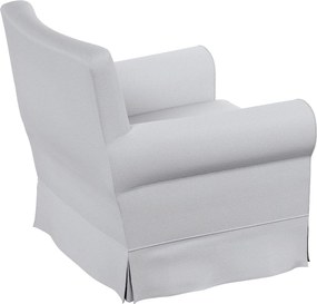 Potah na křeslo IKEA Ektorp Jennylund barva bílá látka pletený vzor