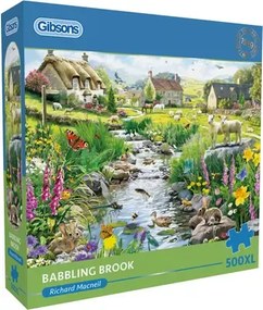 GIBSONS Puzzle Bublající potůček XL / 500 dílků / 68 x 49 cm