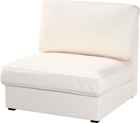 Potah na neskládací křeslo IKEA Kivik barva béžová látka pletený vzor