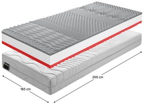 Kondela Matrace, pěnová, 183x200, BE TEMPO 30 NEW